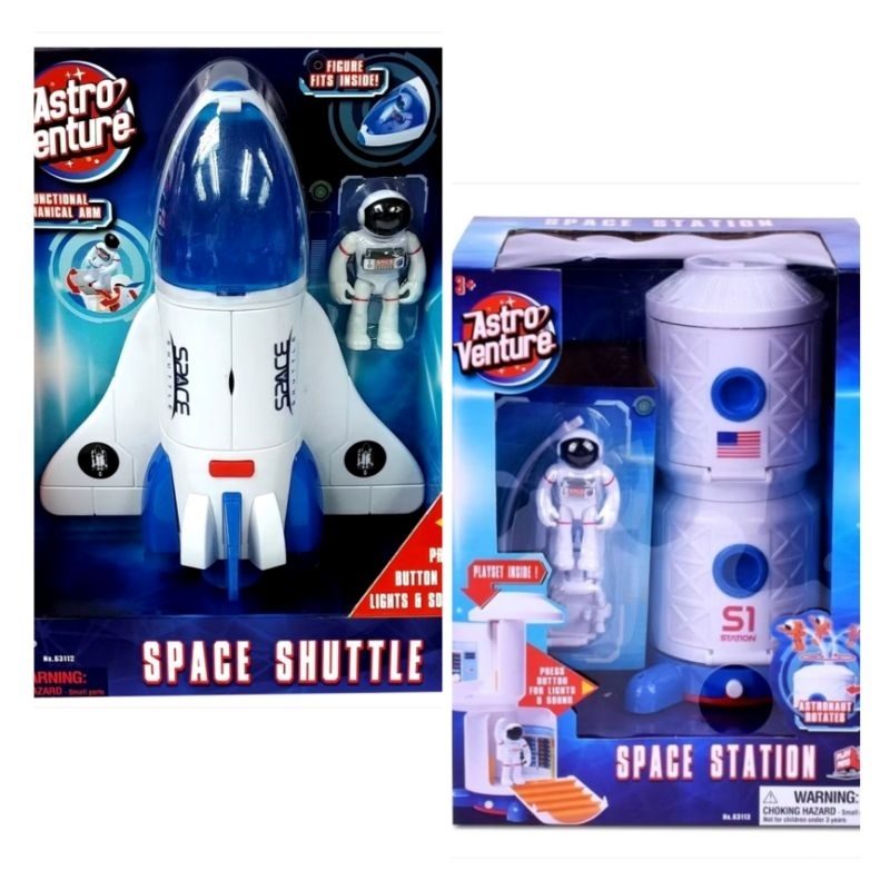Jual Mainan Astronot Spaceman Figure Cosmic Playset Pesawat Luar ...