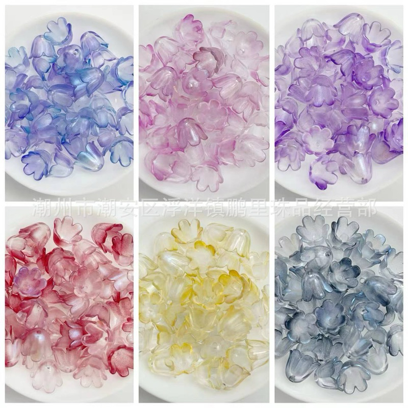Jual BeadsBaby88 Manik Mote Kelopak Cangkang Bell Flower Manik Bunga ...