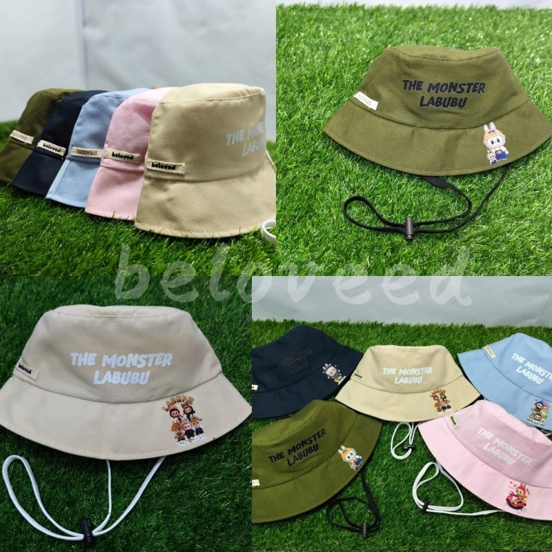 Jual TOPi PREMIUM ANAK MOTIF LABUBU (BUCKET HATS BOY&GRIL) | Shopee ...