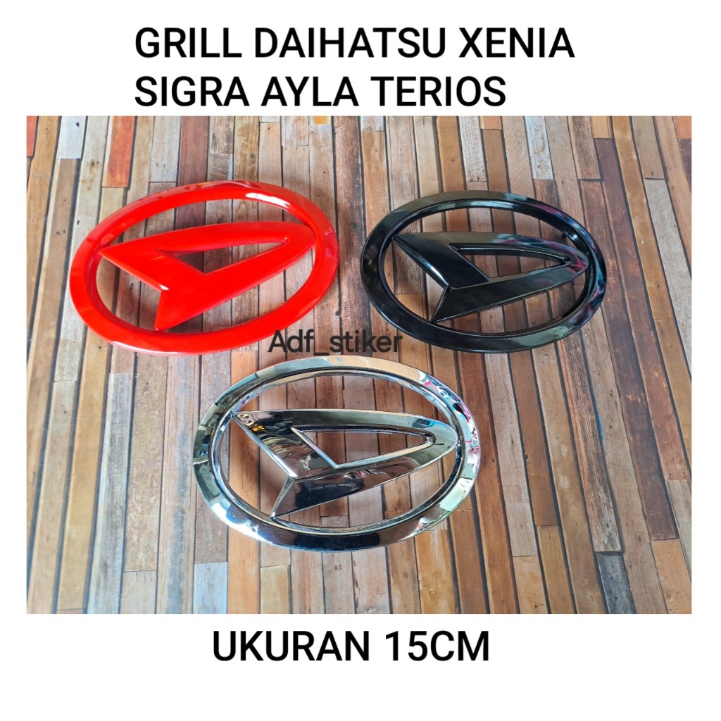 Jual Emblem Logo depan sigra terios xenia 2016 - 2024 ukuran 15cm ...