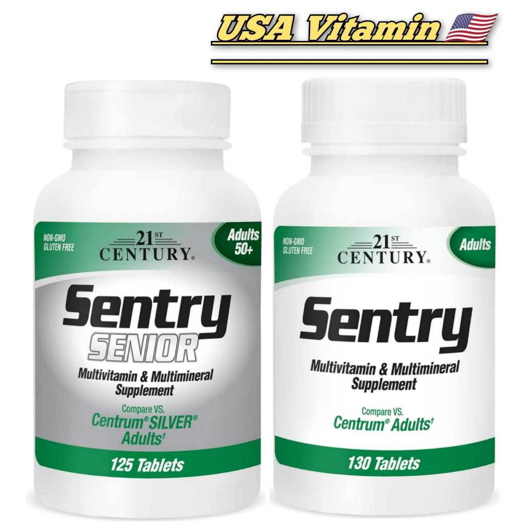 Jual 21st Century Sentry Senior 50+ | Sentry Adults Multivitamin ...
