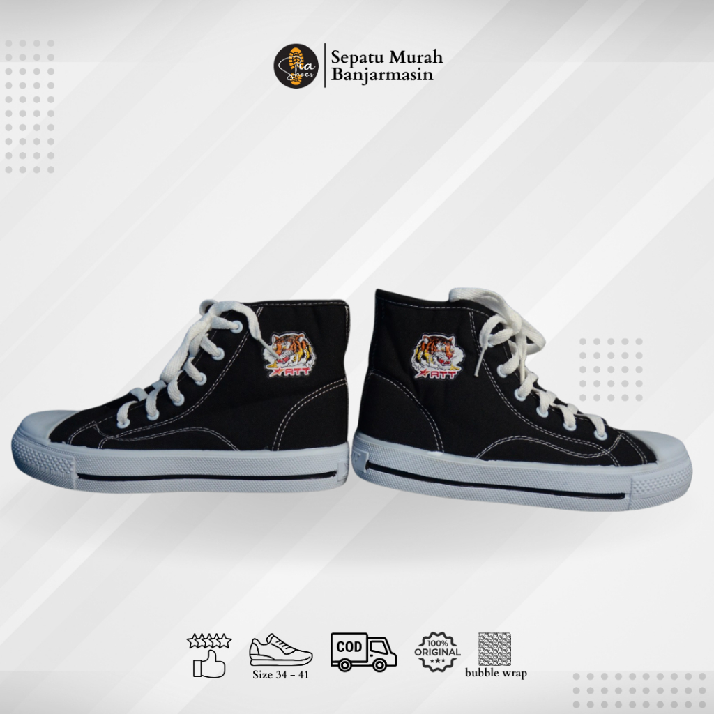 Jual SEPATU WARIOR PRO ATT MACAN/ Sepatu Sekolah Anak laki-laki ...