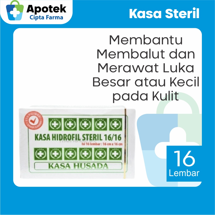 Jual Kassa Kasa Husada Steril Kasa Hidrofil Kain Kasa Steril Untuk Luka ...