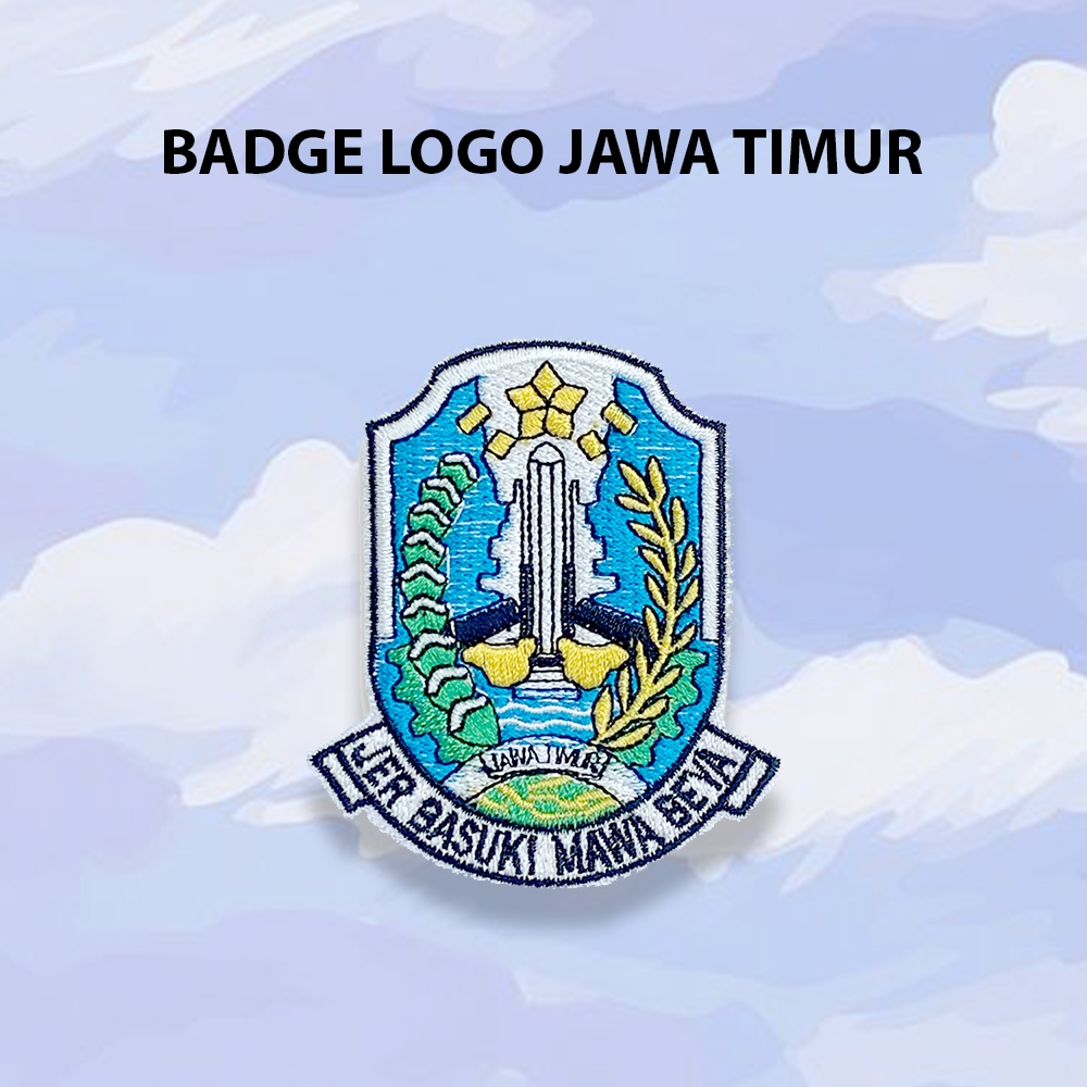 Jual Badge Provinsi Logo Jawa Timur / Bet Provinsi Jawa Timur / Emblem ...