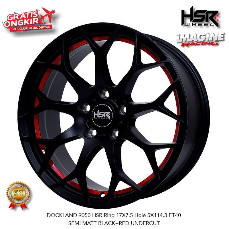 Jual Velg racing untuk mobil innova rush expander camry ring 17 pcd ...