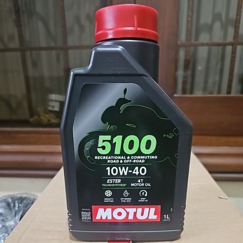 Jual Motul 5100 Ester 10/40 1L asli kemasan baru | Shopee Indonesia