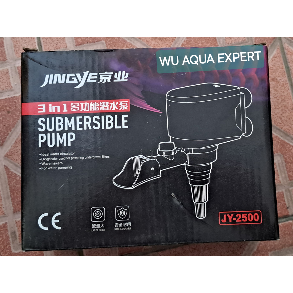 Jual JingYe JY-2500 3 In 1 Submersible Pump Water Pump Pompa Aquarium ...
