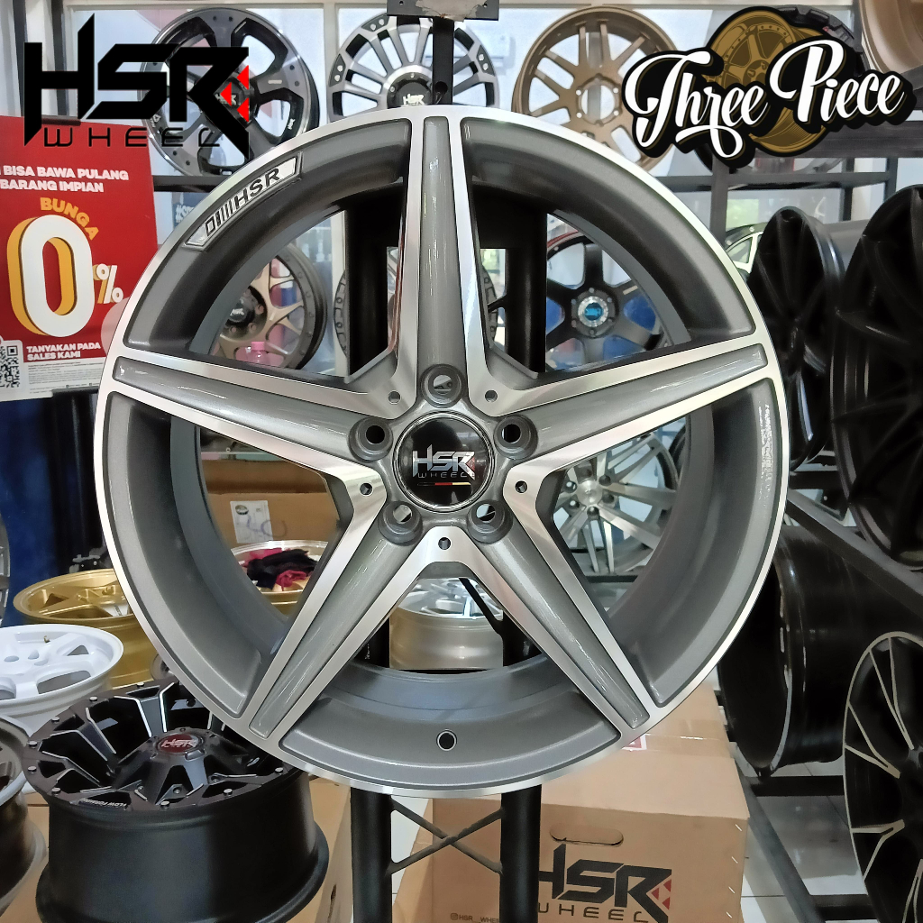 Jual Velg Mobil HSR LUDWIG R18 cocok untuk Mercy Audi VW Civic Camry Innova Dll | Shopee Indonesia