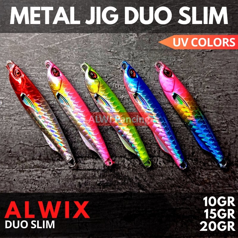 Jual ALWIX Metal Jig DUO SLIM GLOW 10gr 15gr 20gr Micro Jig Killer | Shopee Indonesia