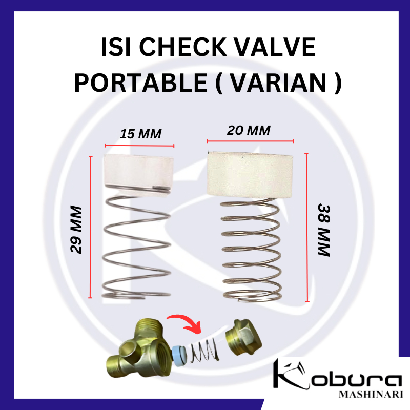 Jual Isi Check Valve Portable Varian Ukuran 15 MM dan 20 MM Per Klep ...