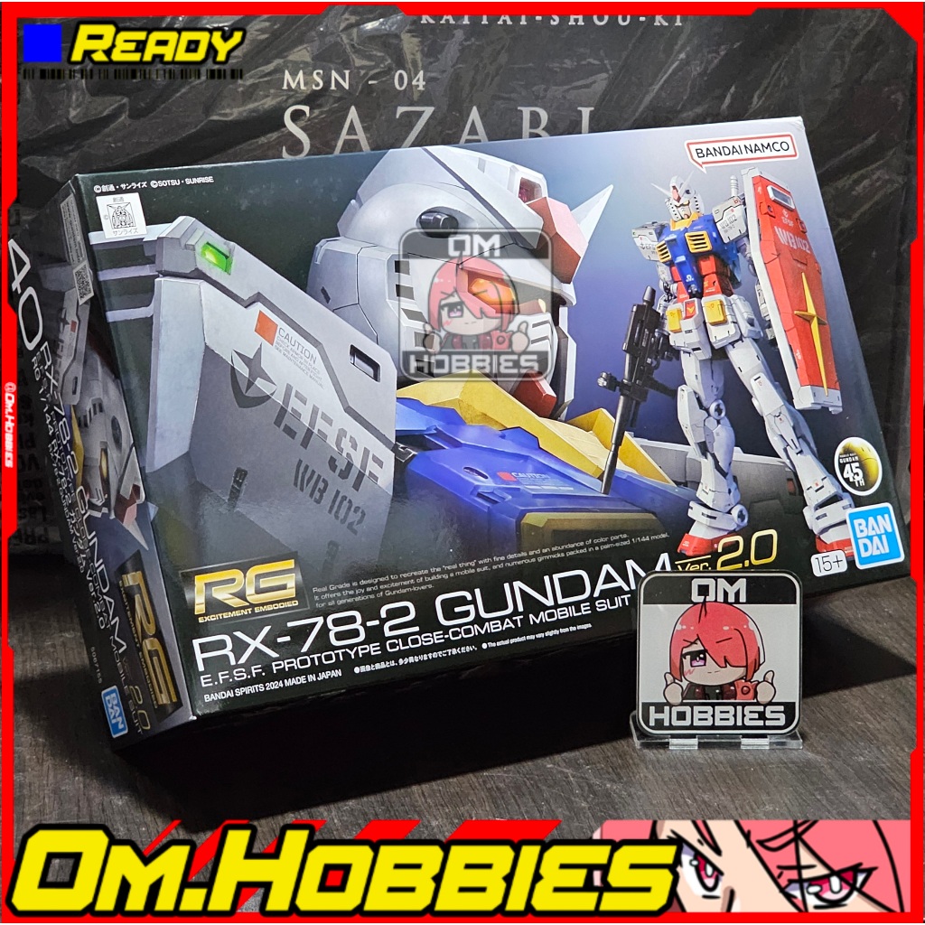 Jual RG RX 78-2 Gundam Ver 2.0 782 UC Real Grade | Shopee Indonesia