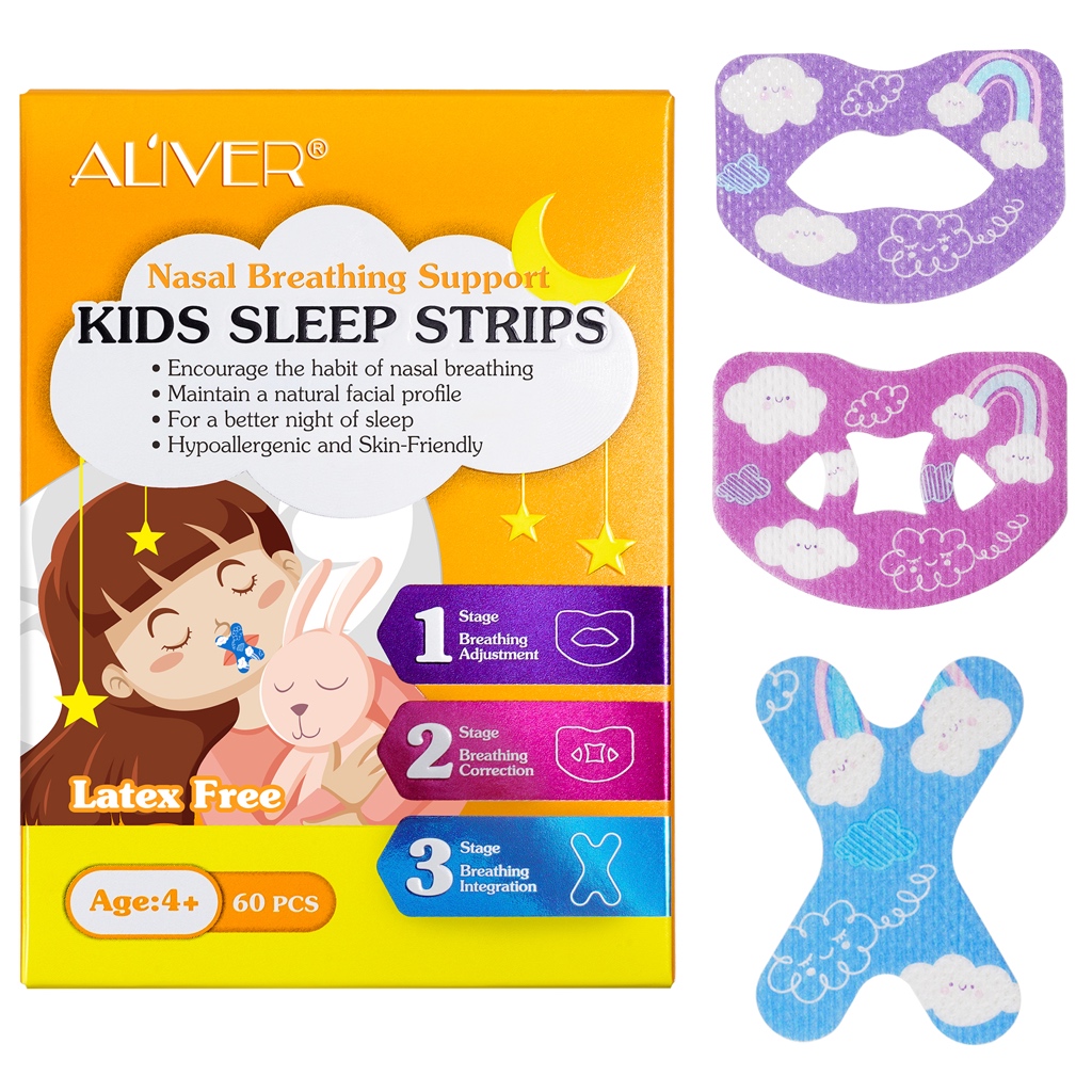 Jual Al'iver Kids Sleep Strips Nasal Breathing Support All 3 Stages ...