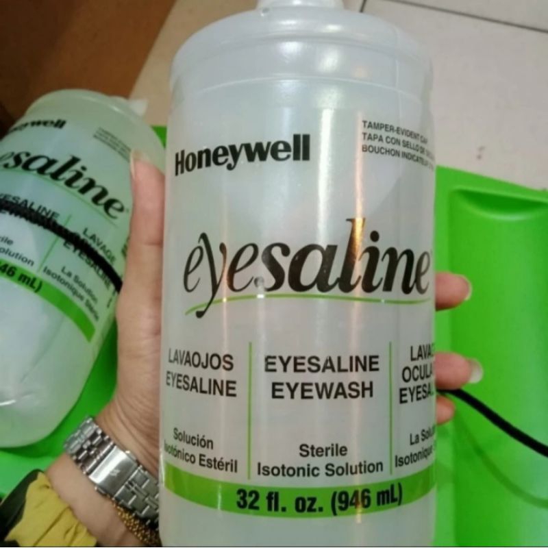 Jual Cairan Eyewash Eyesaline Honeywell / Cairan Pencuci Mata Eyesaline ...