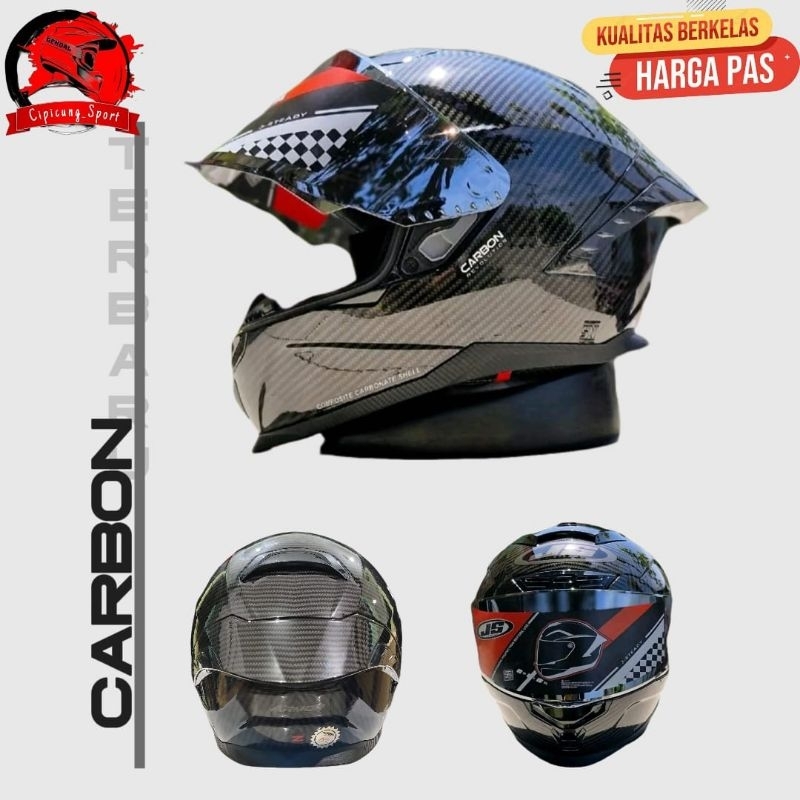 Jual helm JS full face carbon Z terbaru New armor ( air 1 ) original ...