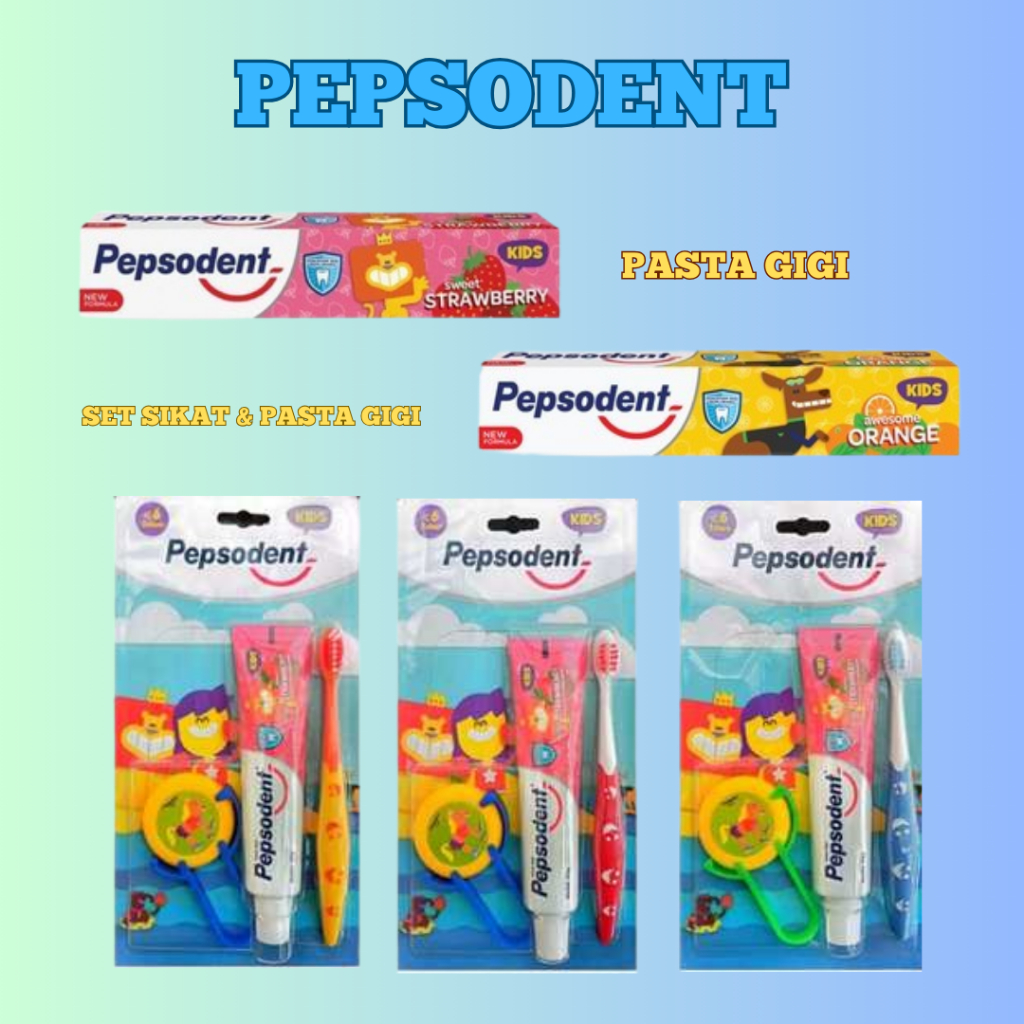 Jual PEPSODENT Kids Sikat Gigi Anak Spongebob / Patrick + Odol Pasta ...