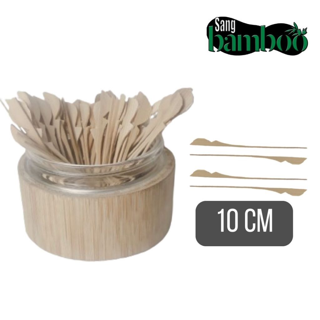 Jual Sangbamboo Garnish/Canape Skewer Bambu-Tusuk Bento Lucu Bentuk ...