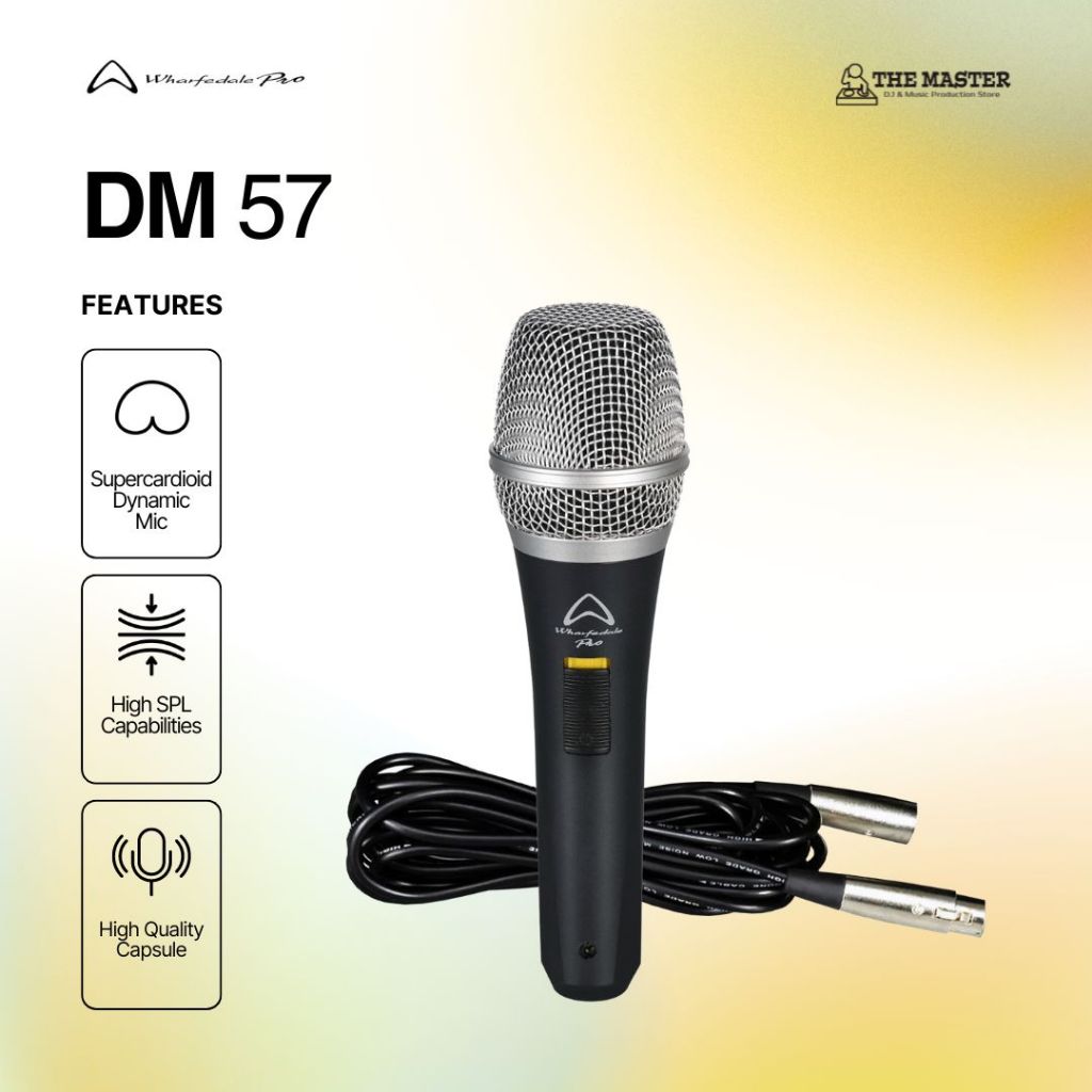 Jual [Ready Stock] Wharfedale Pro DM 57 | DM57 | DM-57 Mic Dynamic ...