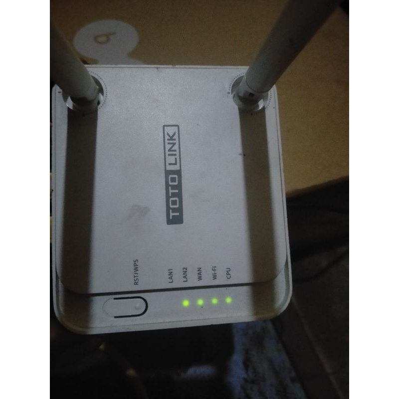 Jual Toto link n200re 300mbps wireless N router unit normal+adaptor ...