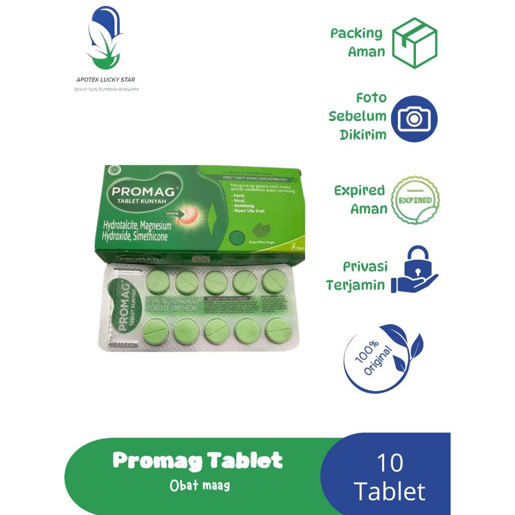 Jual Promag 30 Tablet | Obat Maag | Shopee Indonesia