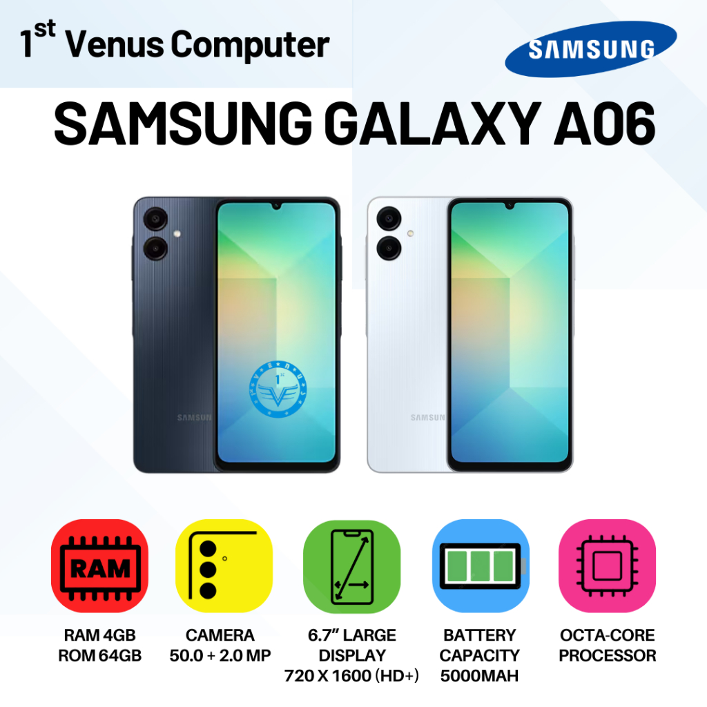 Jual Samsung Galaxy A06 4/64GB 50MP Main Camera 25W Fast Charging ...