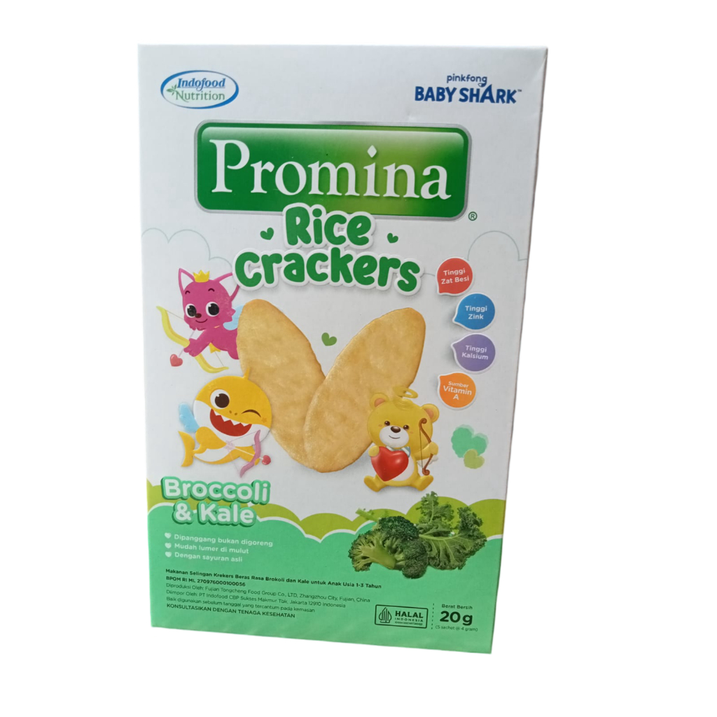Jual Promina Rice Crackers Broccoli & Kale 20g | Shopee Indonesia
