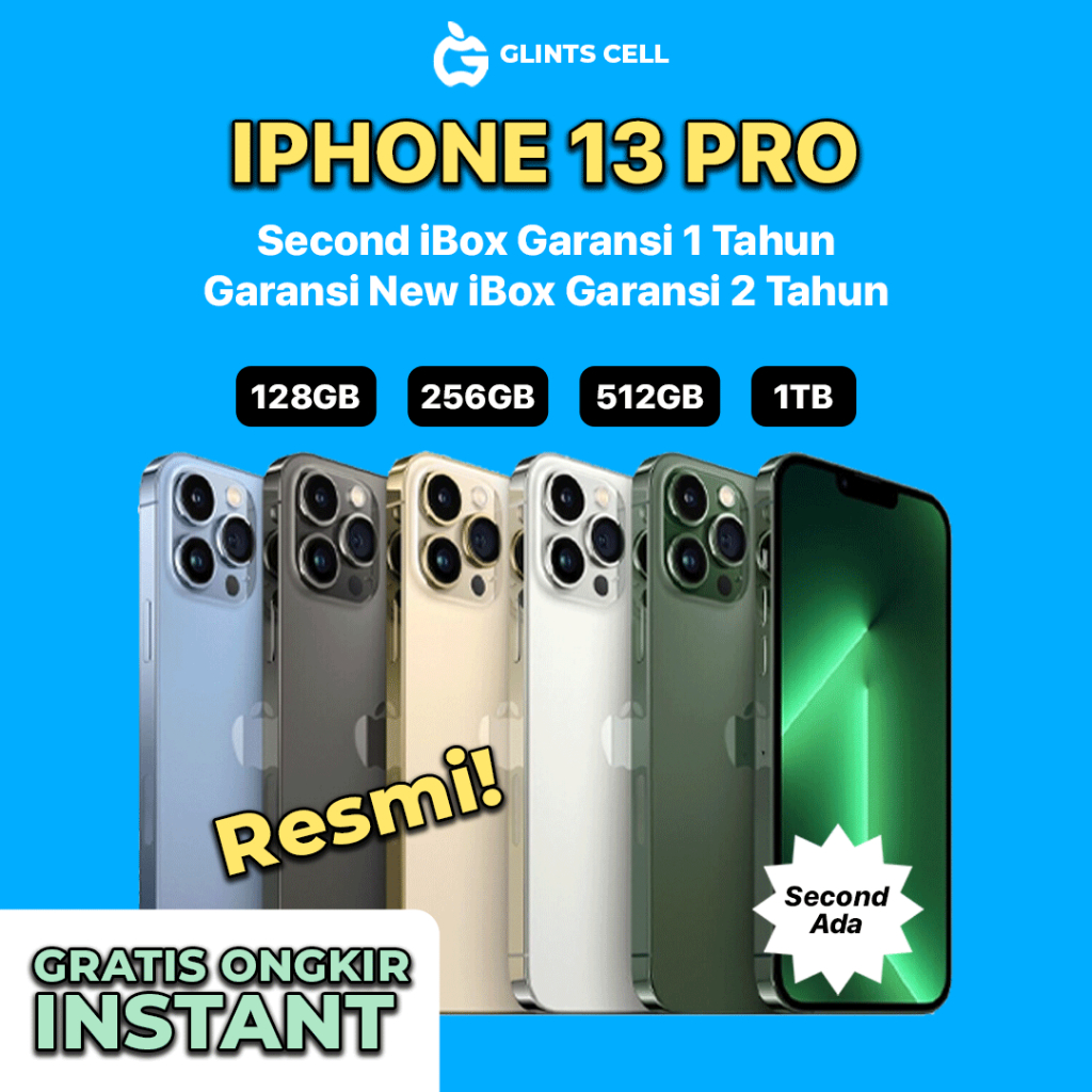 Jual iPhone 13 Pro (Ex iBox Garansi Resmi Indonesia) | Shopee Indonesia