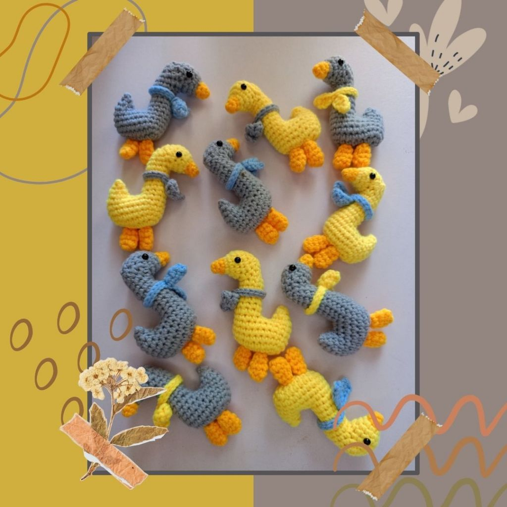 Jual Gantungan Kunci Bebek Leher Panjang | Long Neck Duck Keychain ...