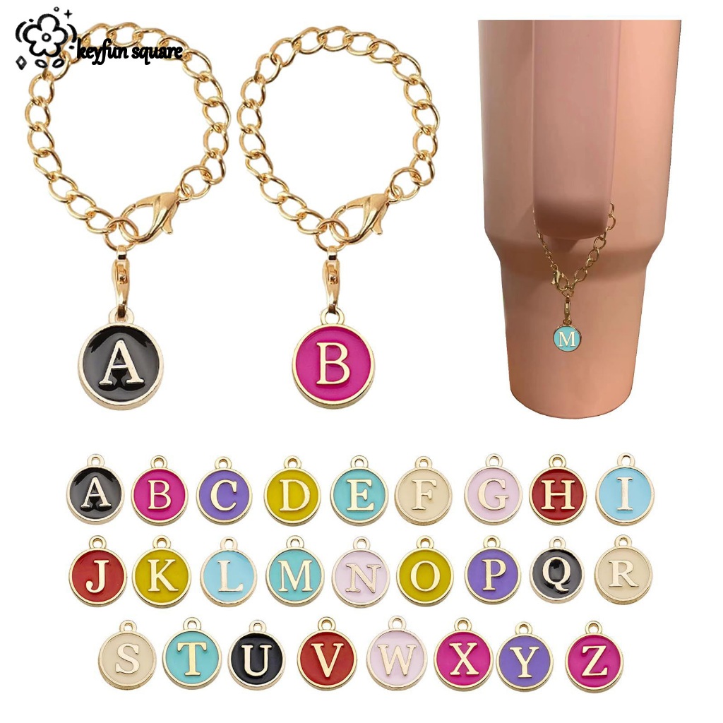 Jual Arab English Drip Letter Letter Paduan Liontin DIY kalung/1pcs ...