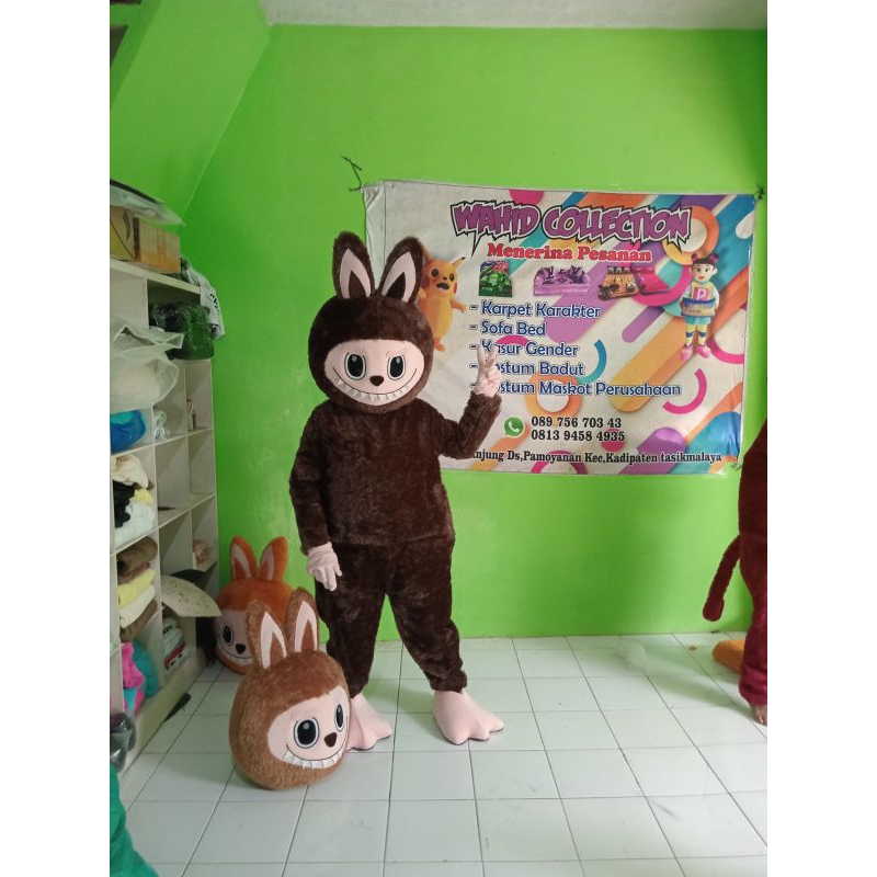 Jual Kostum badut labubu coklat tua | Shopee Indonesia