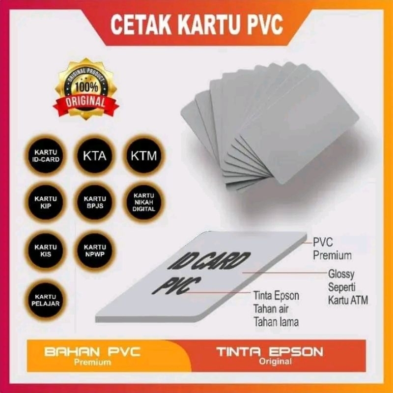 Jual CETAK PVC DUA SISI MURAH BISA SATUAN | Shopee Indonesia