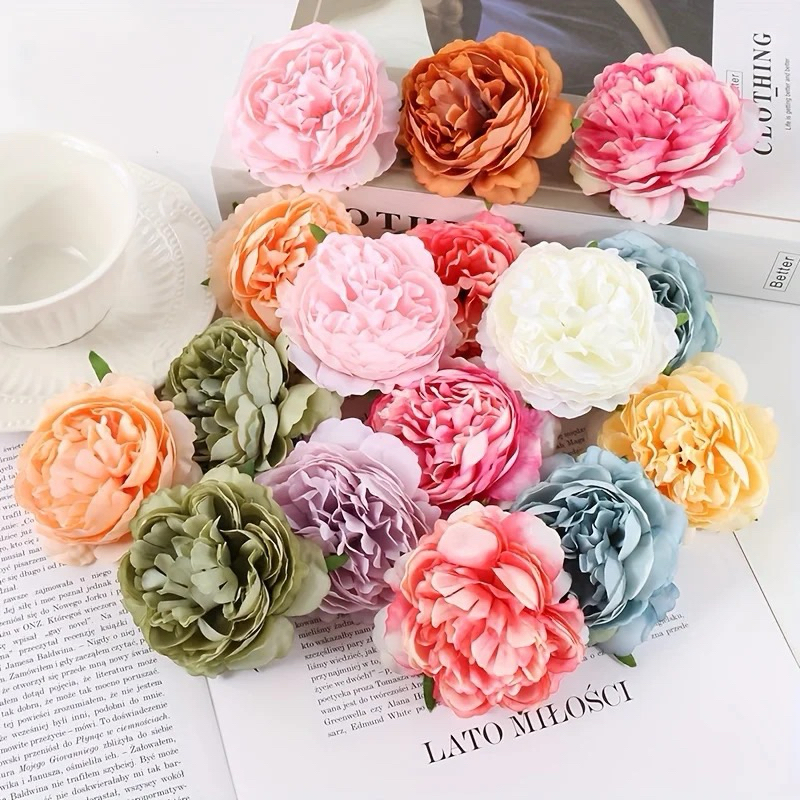 Jual Topper Kue Kepala Bunga Mawar Rose Peony Peoni Carnation Camellia Camelia Dianthus ...