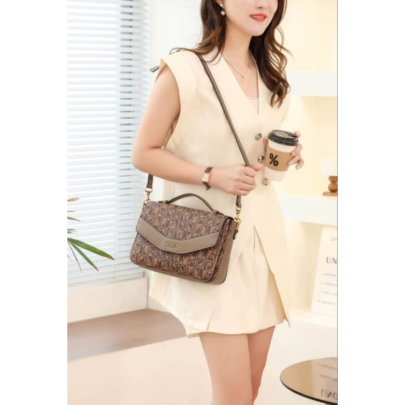 Jual BONIA BN 8098 WpUkuran; 24 x 8 x 18 cmKualitas Mirror Grade 1:1(Lik include BoksReady 4 ...