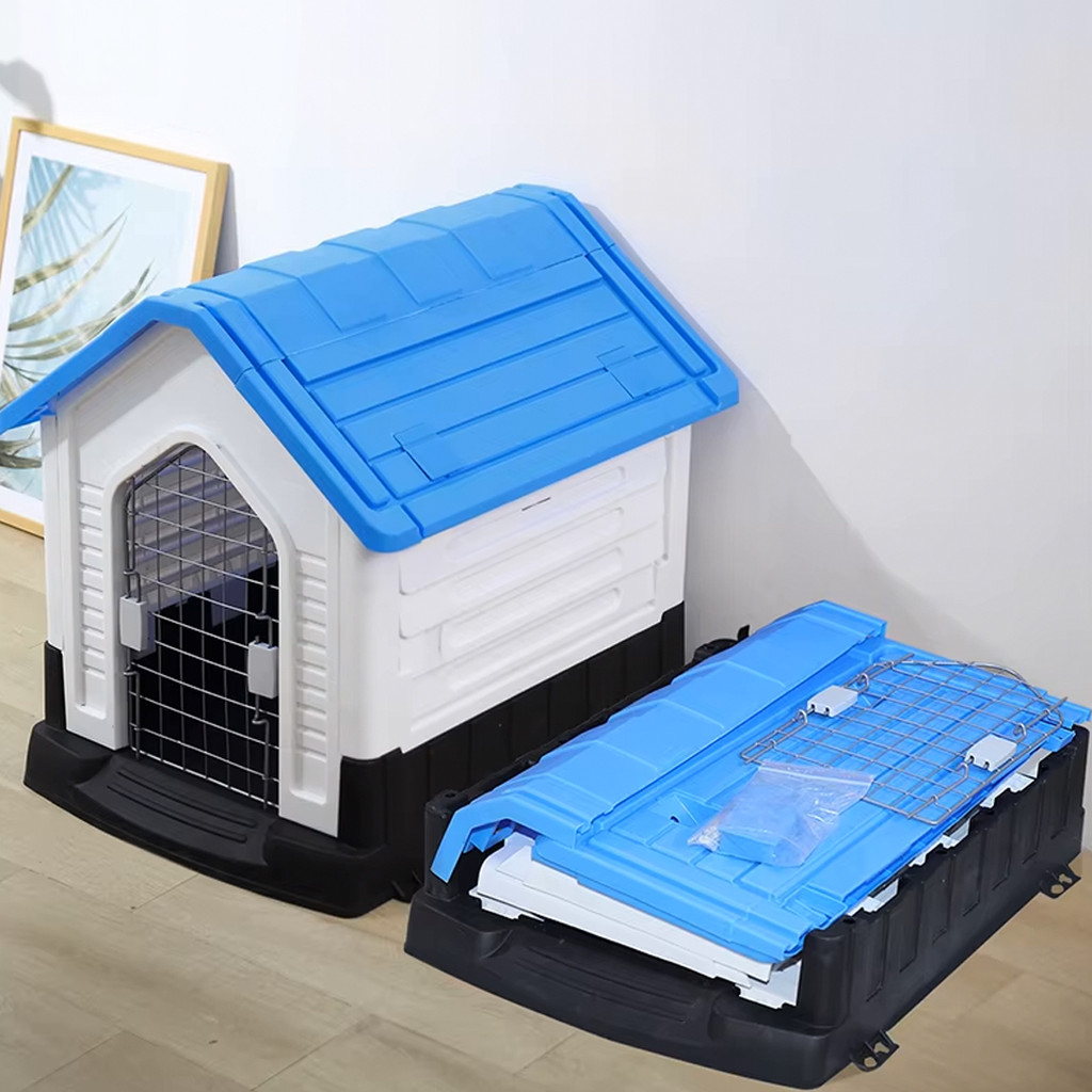 Jual Kandang Anjing & Kucing Dengan Pintu Plastik Rumah Kucing Indoor ...