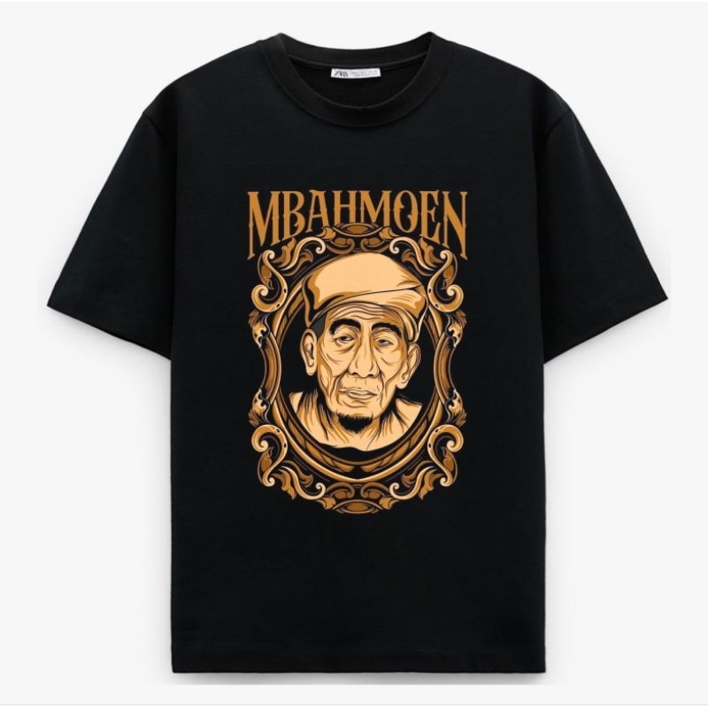 Jual KAOS MBAH MOEN MAIMUN ZUBAIR GOLD SPONSOR || DTF PRINTING | Shopee ...