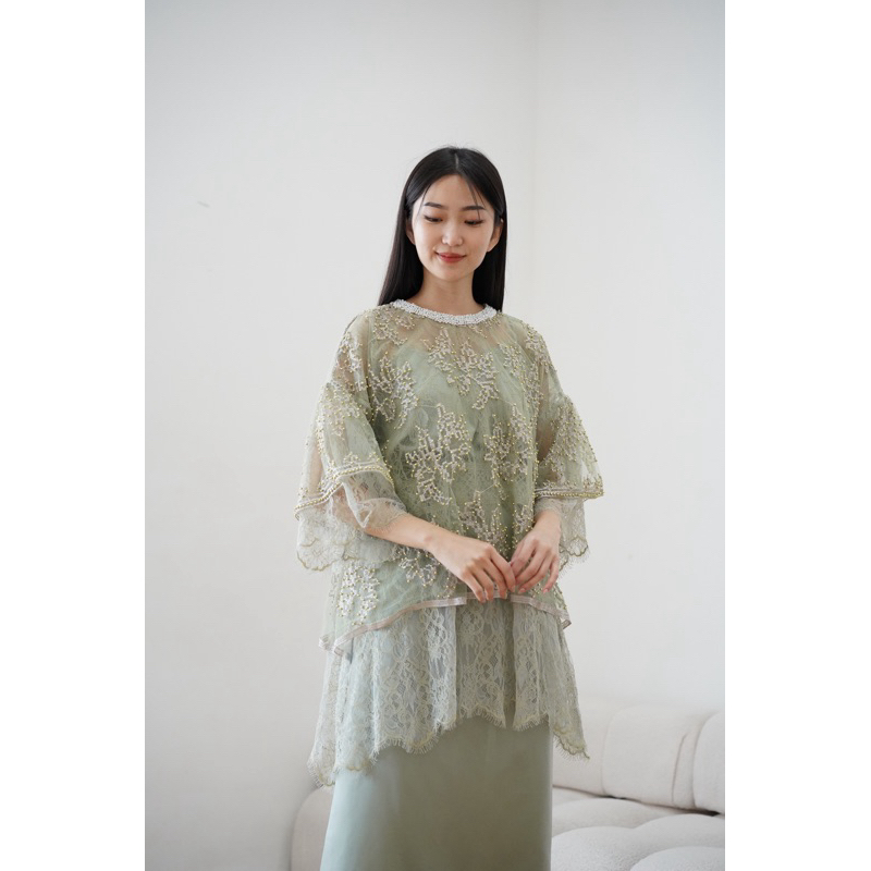 Jual SORELLINA/ALMAHYRA SET/BACA CAPTION YA/ KEBAYA/ only sage | Shopee ...