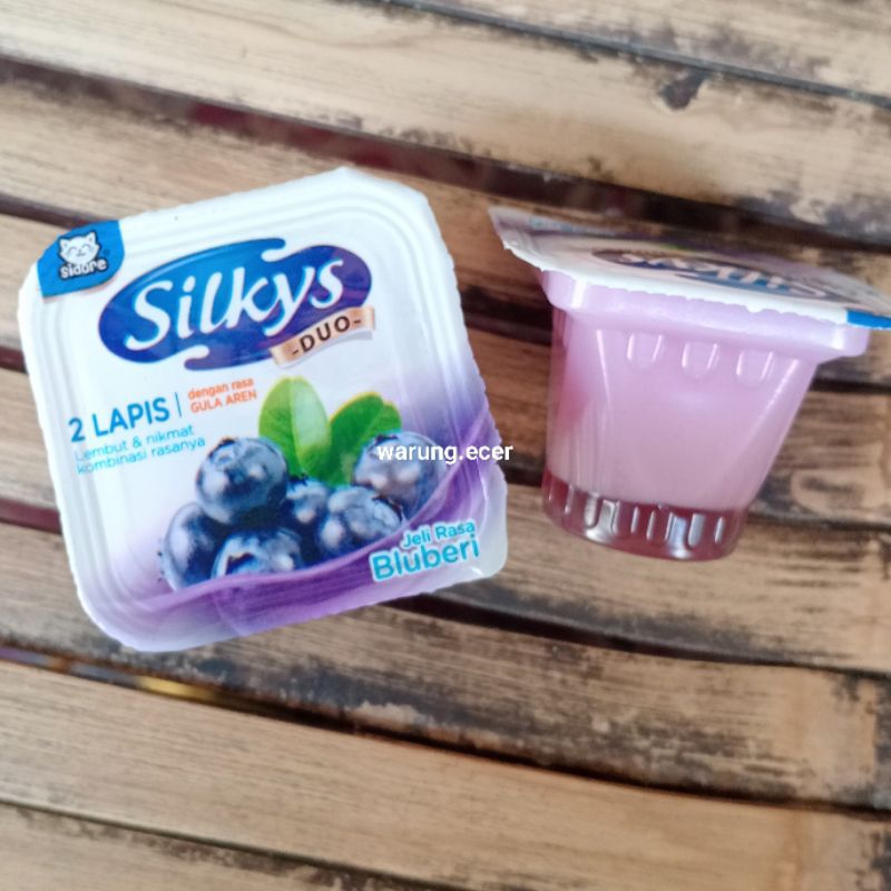Jual ECERAN - SILKYS DUO JELI 2 LAPIS MANGGA / STRAWBERRY / BLUEBERRY ...