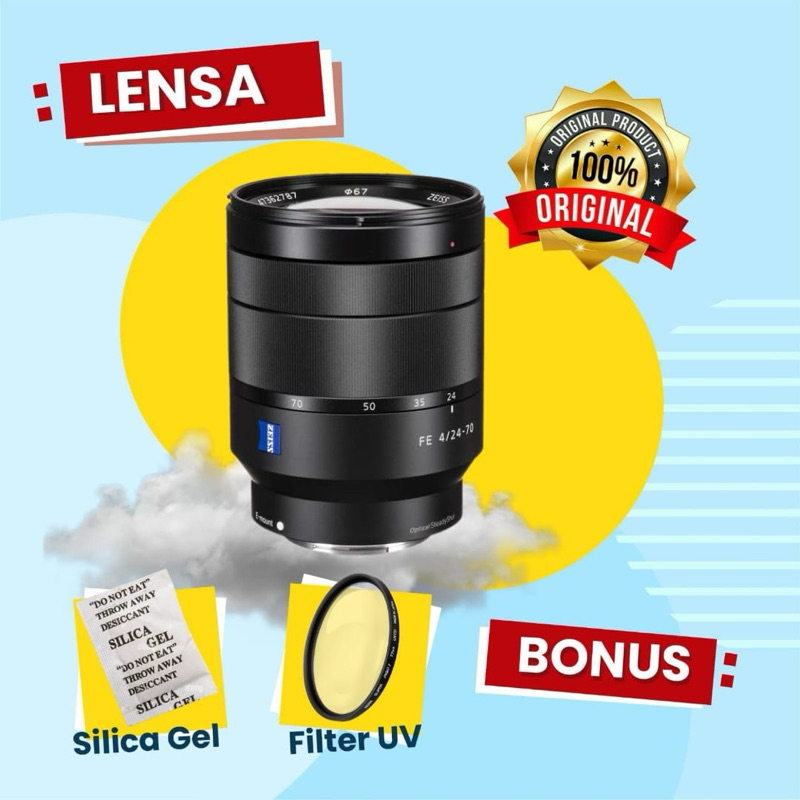 Jual Lensa Sony Carl Zeiss Vario Tessar T FE 24-70mm F4 ZA OSS | Shopee ...