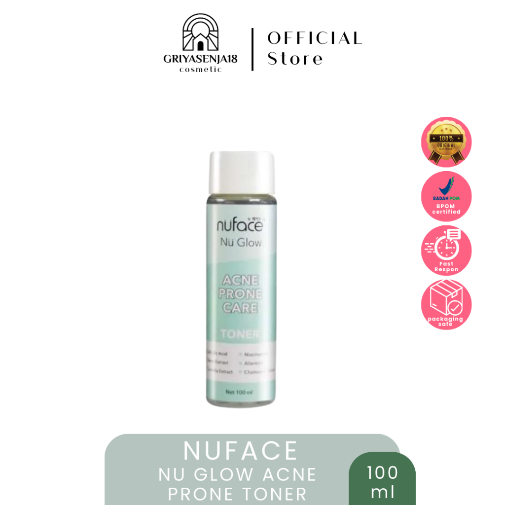 Jual Griyasenja18 - Nuface Nu Glow Acne Prone Care Toner 200ml | Shopee ...