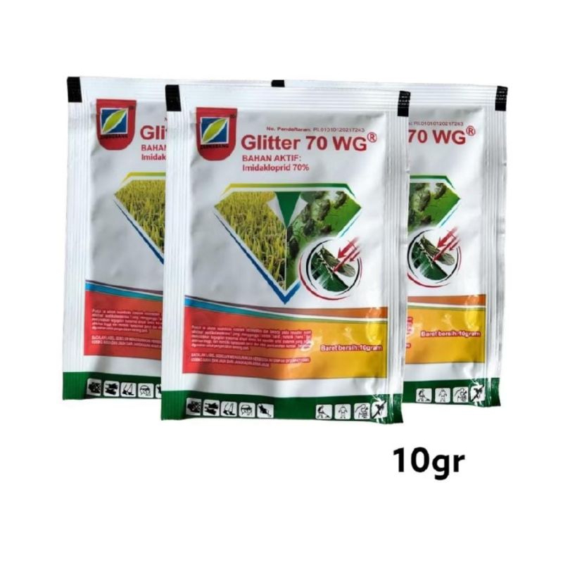Jual Glitter 70WG 10gr Insektisida Sistemik Imidakloprid 70% Pembasmi ...