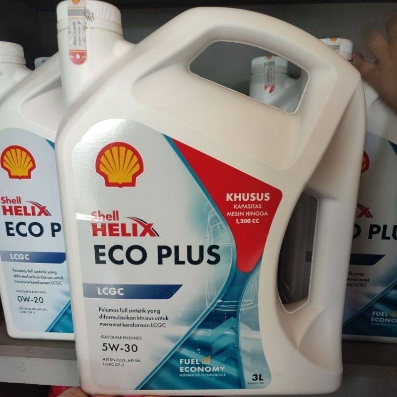 Jual oli Shell Helix eco plus 5w30 3L | Shopee Indonesia