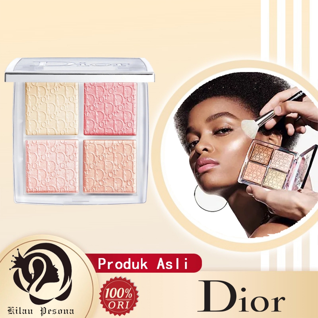 Jual Dior Palette 10g Dior BACKSTAGE Glow Face Palette Color: 001 Universal Shimmer 4 Colors ...