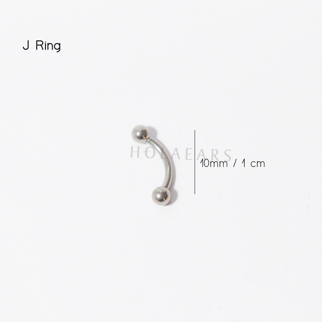 Jual (BS01) TITANIUM ANTING PIERCING/EARING/ HELIX/CONCH/STENLESS STEEL ...