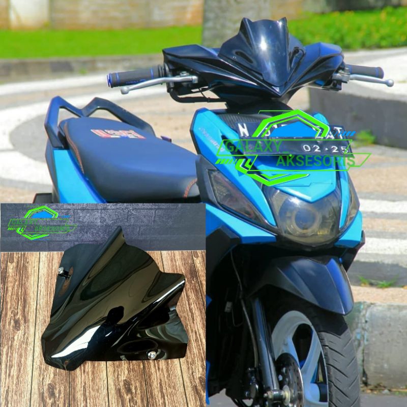 Jual VISOR YAMAHA MIO M3 MIO Z MODEL BATMAN | Shopee Indonesia