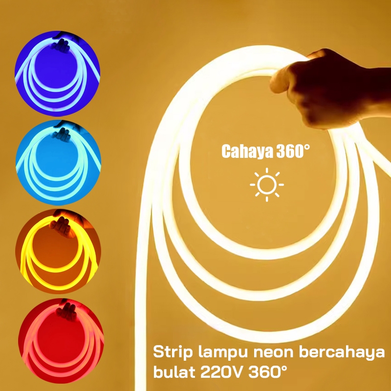Jual 360 Derajat Strip LED Super Terang Strip Lampu Tahan Air Neon ...
