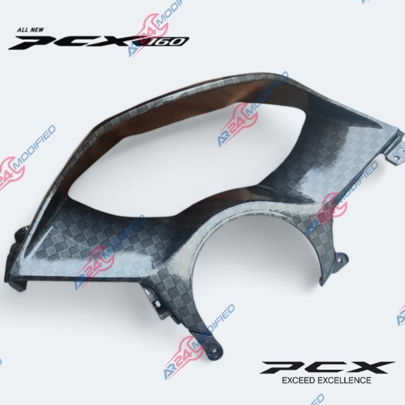 Jual Cover Panel Dasboard Speedometer Pcx 160 Carbon WTP Motif ...