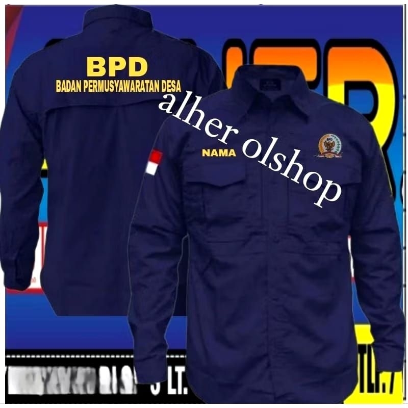 Jual kemeja tactical BPD baju tactical BPD seragam tactical BPD kemeja ...