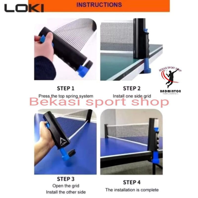 Jual Universal/Net Tiang Tenis Meja Pingpong LOKI ORIGINAL | Shopee Indonesia
