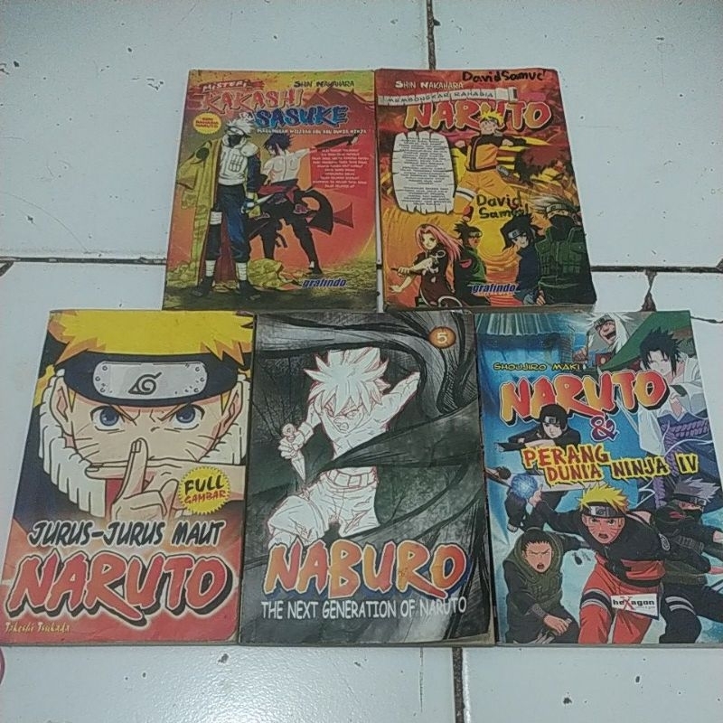 Jual Komik novel Misteri Kakashi Sasuke. Membongkar rahasia Naruto ...