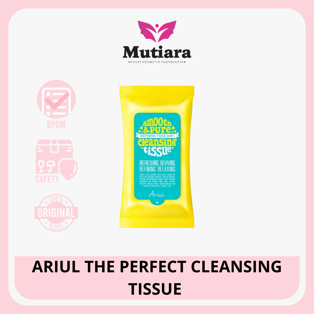 Jual ARIUL THE PERFECT CLEANSING TISSUE 20 SHEETS | Shopee Indonesia