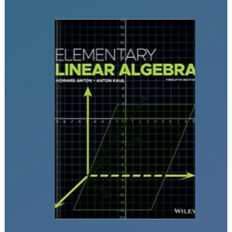 Jual Buku Elementary Linear Algebra 12th edition | Shopee Indonesia